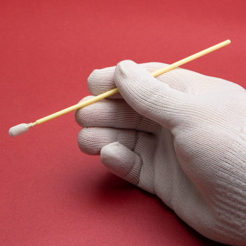 Lab-Tips® Tupfer aus Polyester-Vlies mit langem Griff (LTN1465 ...